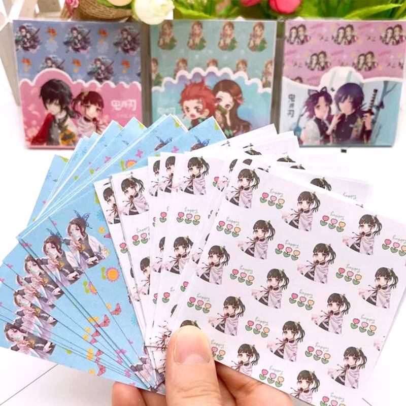 กระดาษพับดาวเรนโบว์ 40 Pcs/set Demon Slayer Kimetsu No Yaiba Cute ...