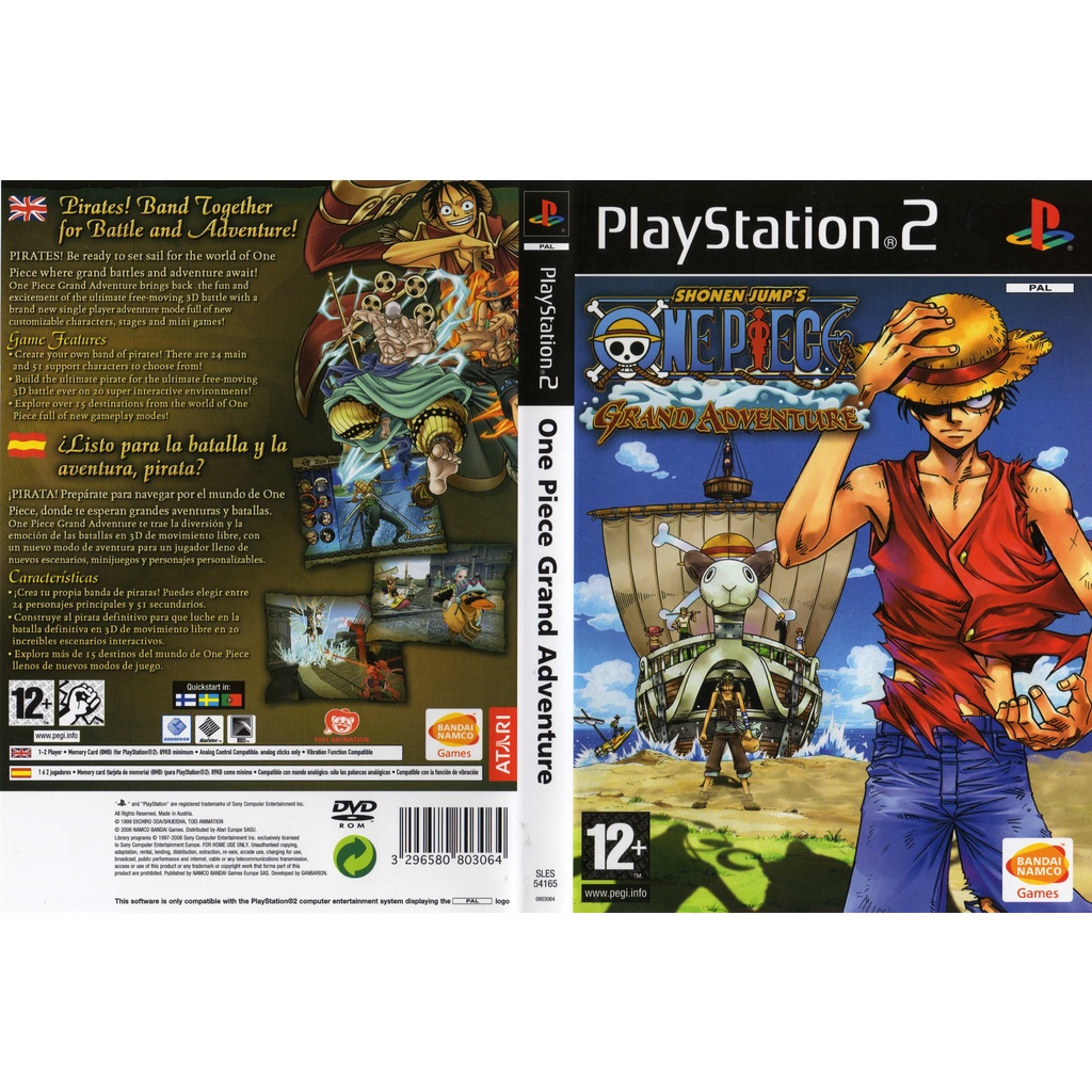 One Piece - Grand Adventure แผ่นเกมส์ PS2 | Shopee Thailand