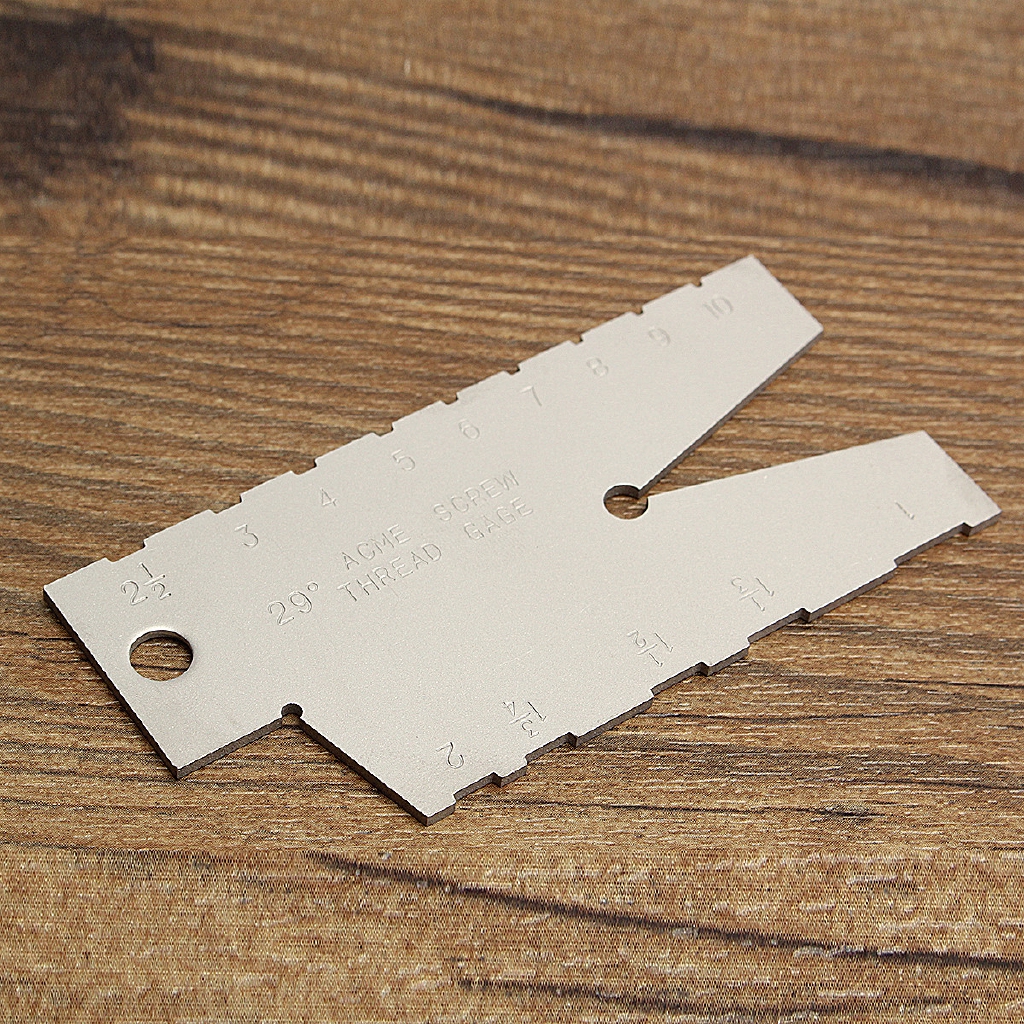 ACME SCREW THREAD GAUGE 29 DEGREE GRINDING GAGE TOOL Laser Engraving S ...