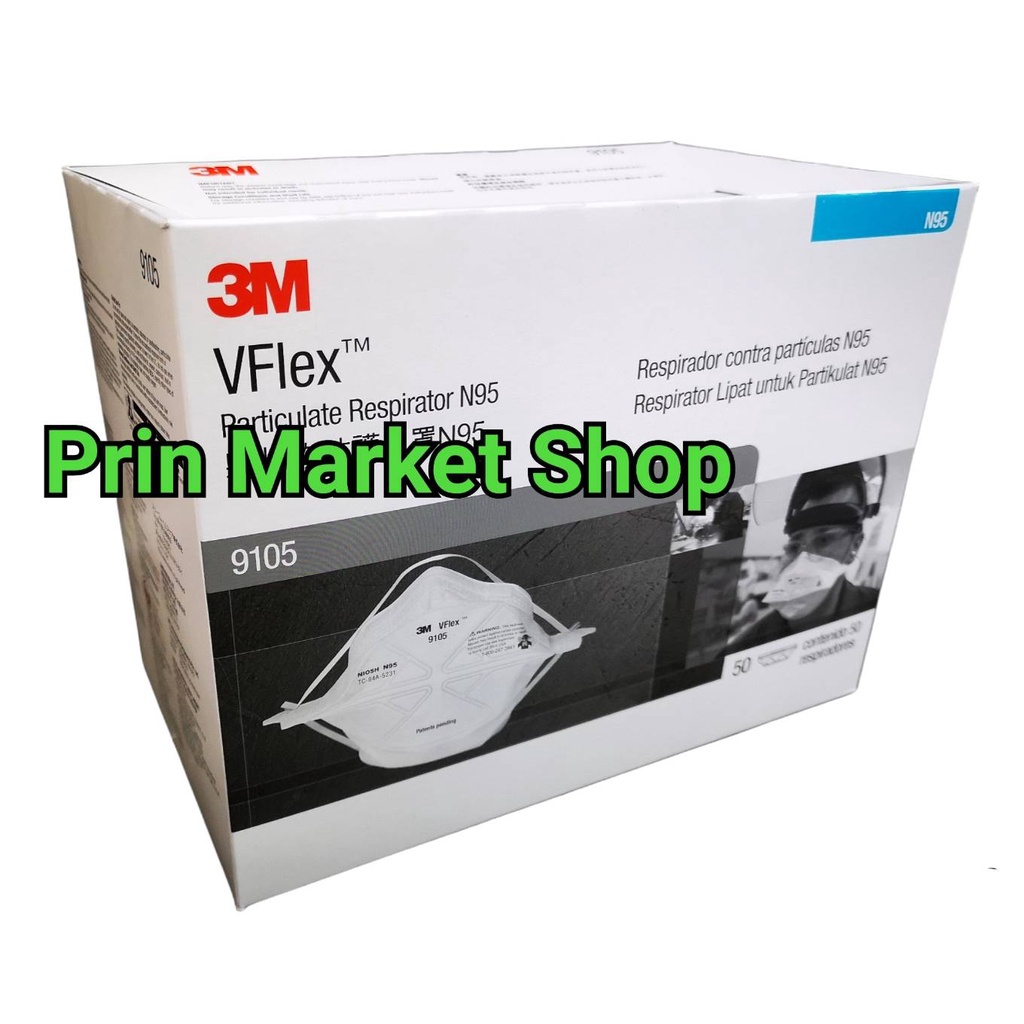 3M 9105 มาตรฐาน N95 50 ชิ้น - surees. - ThaiPick