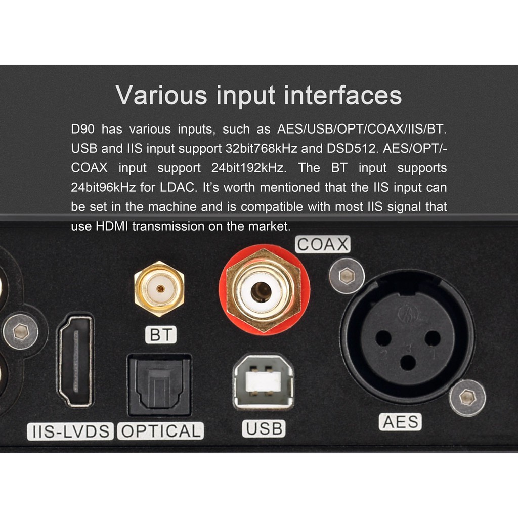 TOPPING D90 MQA Full Balanced DAC PCM 32bit/768k [ของแท้ รับประกันศูนย์ ...