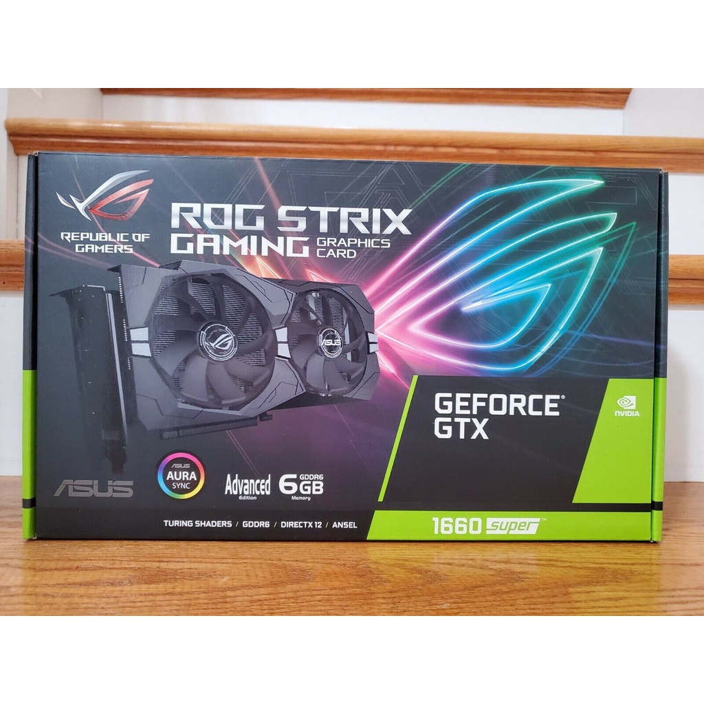 ASUS ROG Strix GeForce GTX 1660 SUPER Advanced 6GB ROG STRIX GTX1660S ...