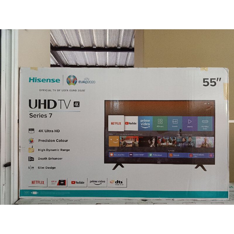 Hisense Smart UHD 4K TV 55 รุ่น 55B7100UW เกรดบีสินค้าตัวโชว์ ...