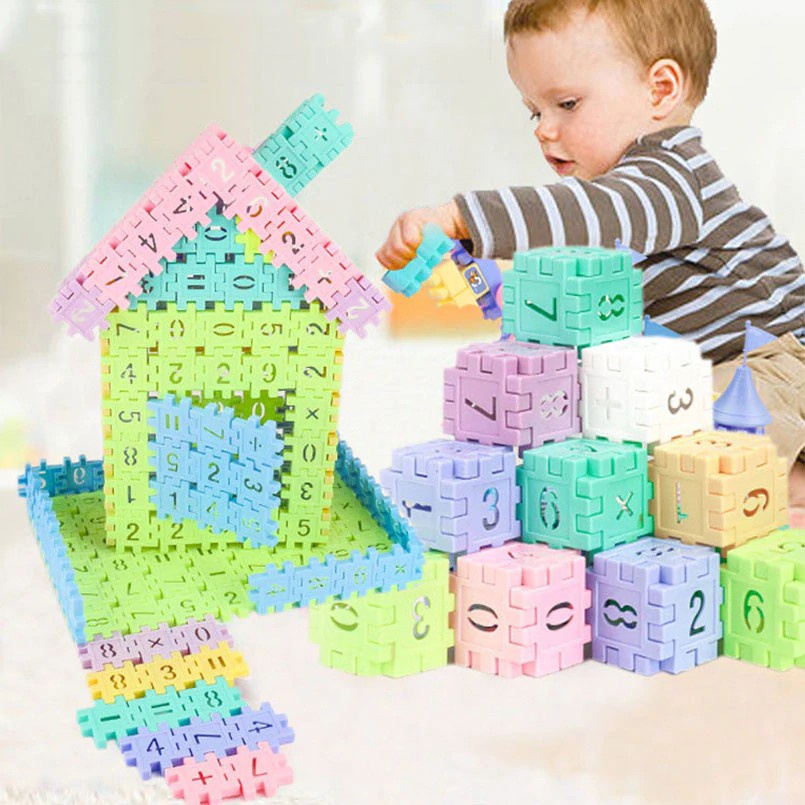 เลโก้100cs/lot lastic Snowflake Interconnecting Blocks Building ...