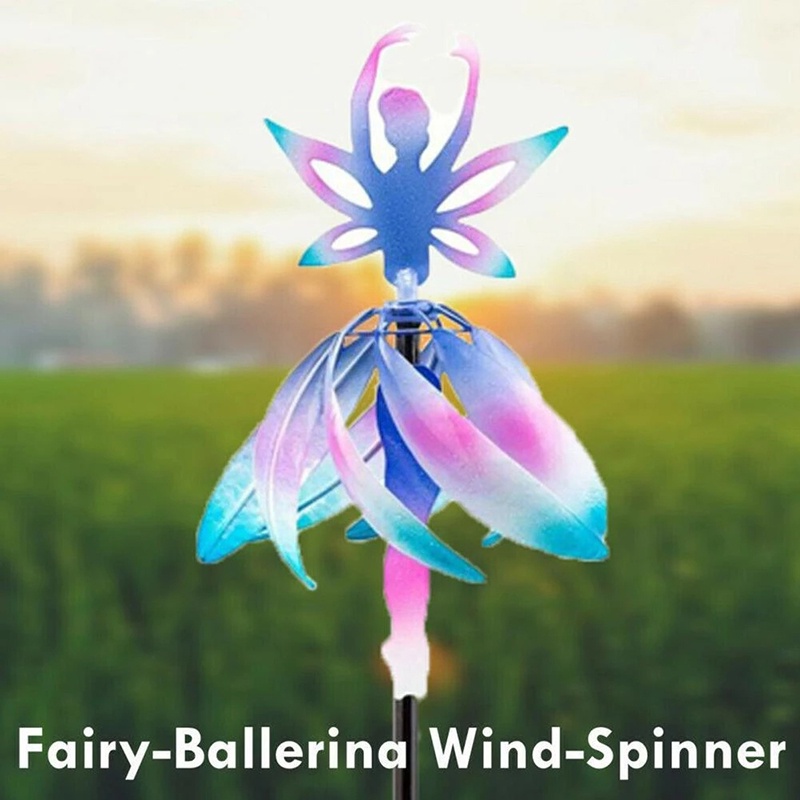 Cute Ballet Elves Windmill Garden Decoration Gift Decoration Bicycle ...