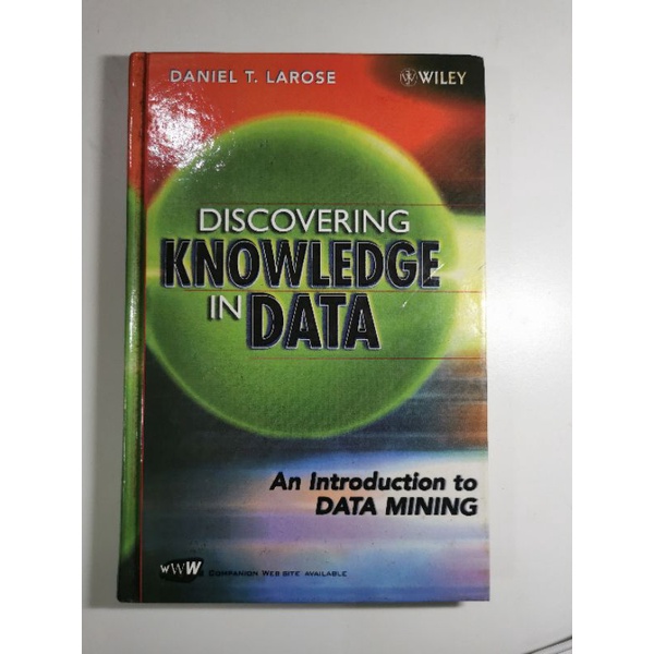 Textbook : Discovering Knowledge in data (Introduction to Data Mining) | Shopee Thailand