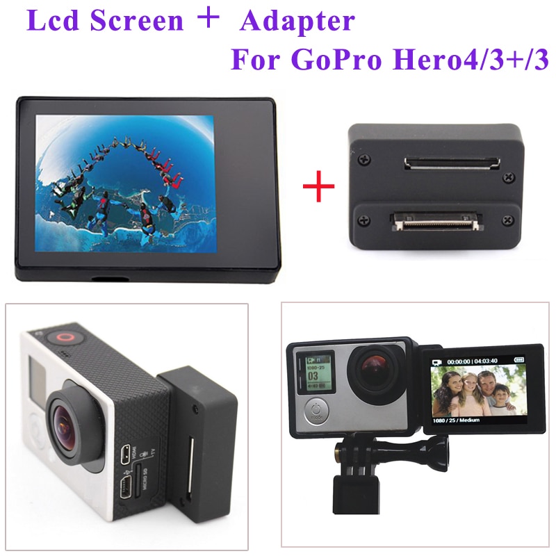 อุปกรณ์เสริมกล้อง Gopro Hero 4 3 3 Self - Timer Bacpac Display หน้าจอ ...