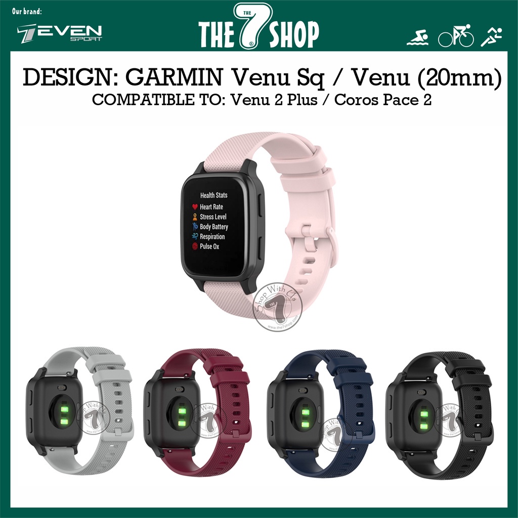แท้จริงGarmin Venu 2 Plus Venu Sq Venu Coros Pace 2 - สายรัดสำรอง 20 ...