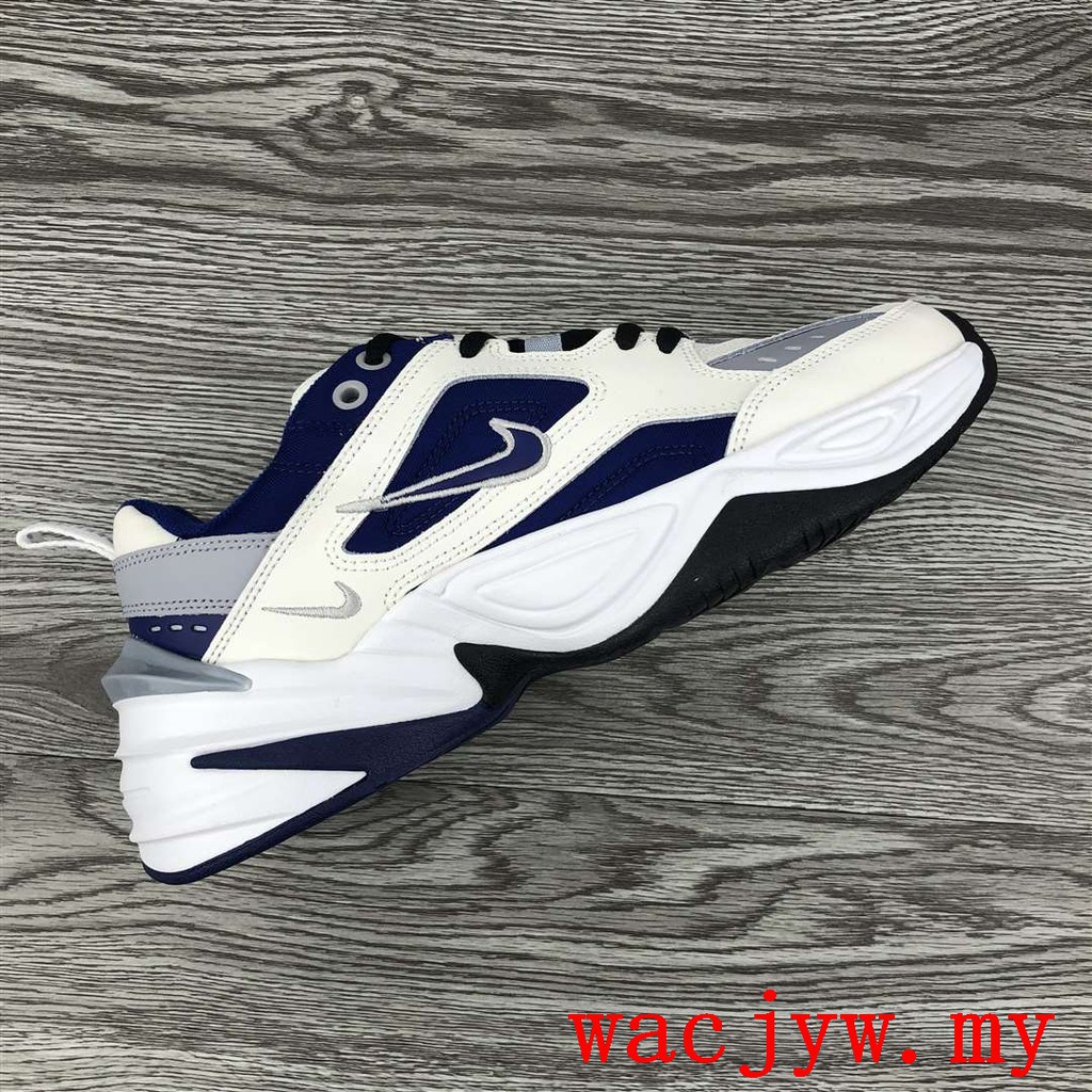 Nike AIR Monarch M2 K tekno รองเท้าผ้าใบลำลองสีดำสีเทาไซส์ 36-4 ...