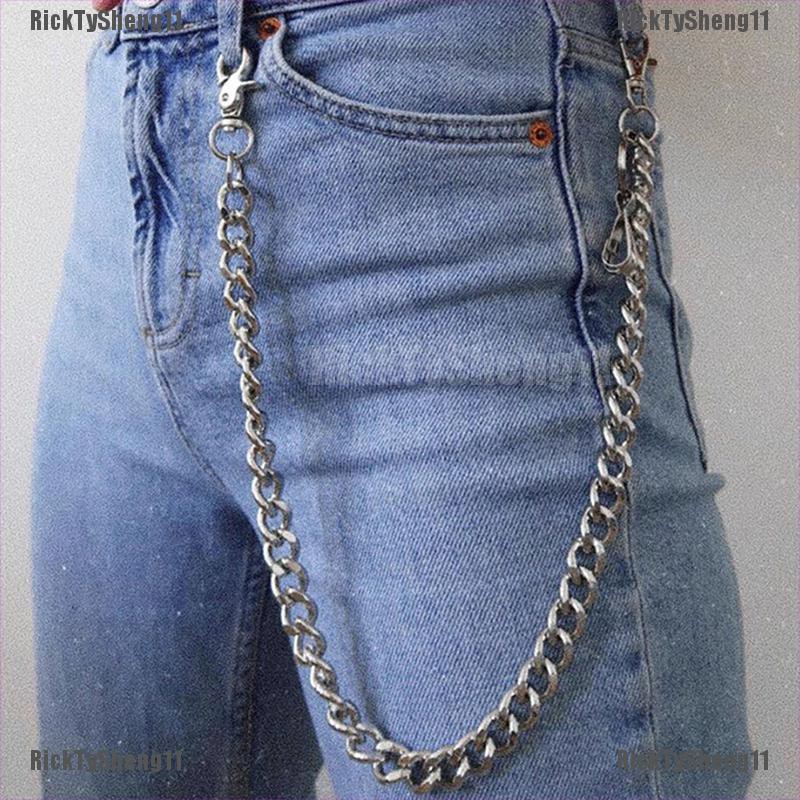 [COD]RTS 60cm Long Keyring Keychain Chain Hipster Pant Jean Key Wallet ...