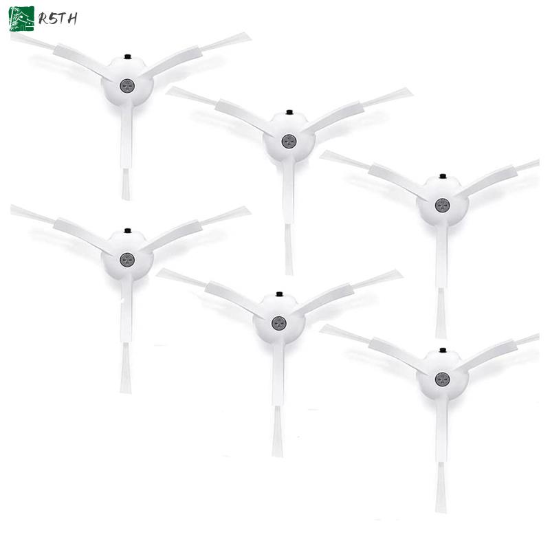 6Pcs Side Brush for Xiaomi Roborock S6 S6 Pure S5 S5 Max S4 E4 E20 ...