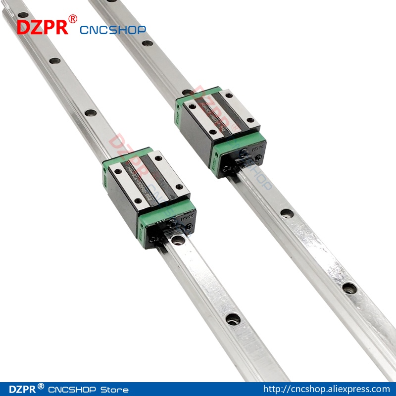 Precision Linear Guide Hgr20 480mm 18.9in Rail Hgh20ca Carriage Slide For Cnc Engraving Robot ...