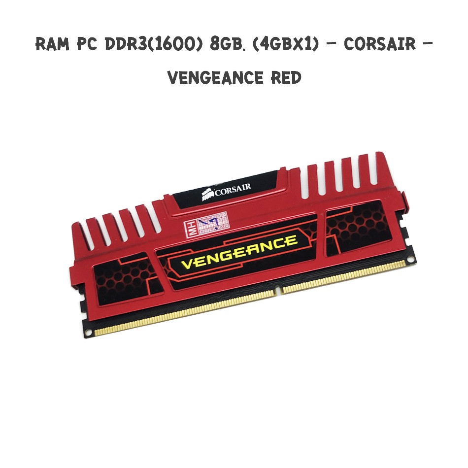 แรม Corsair 4GB RAM PC DDR3(1600) 8GB. (4GBX1) – Corsair – Vengeance ...