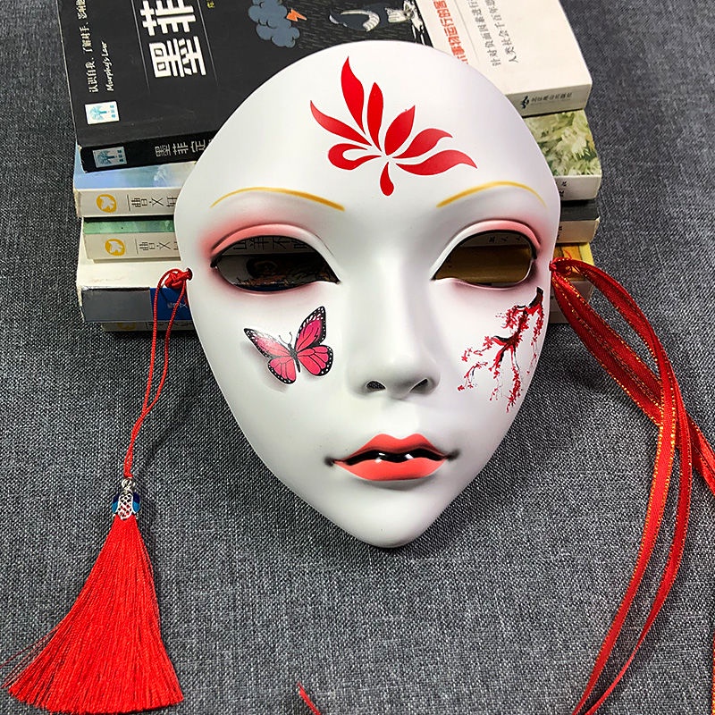 Animism full face mask Chinese suit COS antique fairy national style ...