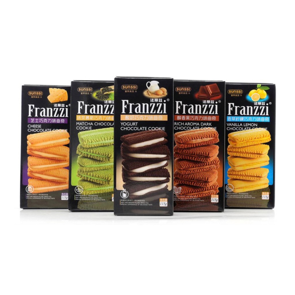 Sunssi Franzzi CHEESE Chocolate Cookie 115g - diney - ThaiPick