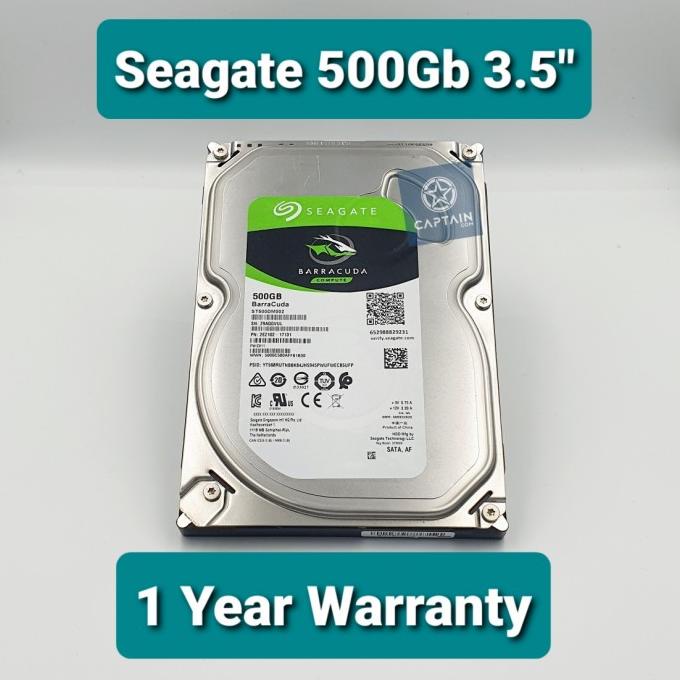500gb SEAGATE PC Hard Drive Disk BARRACUDA INTERNAL SATA SLIM 3.5 Inch ...