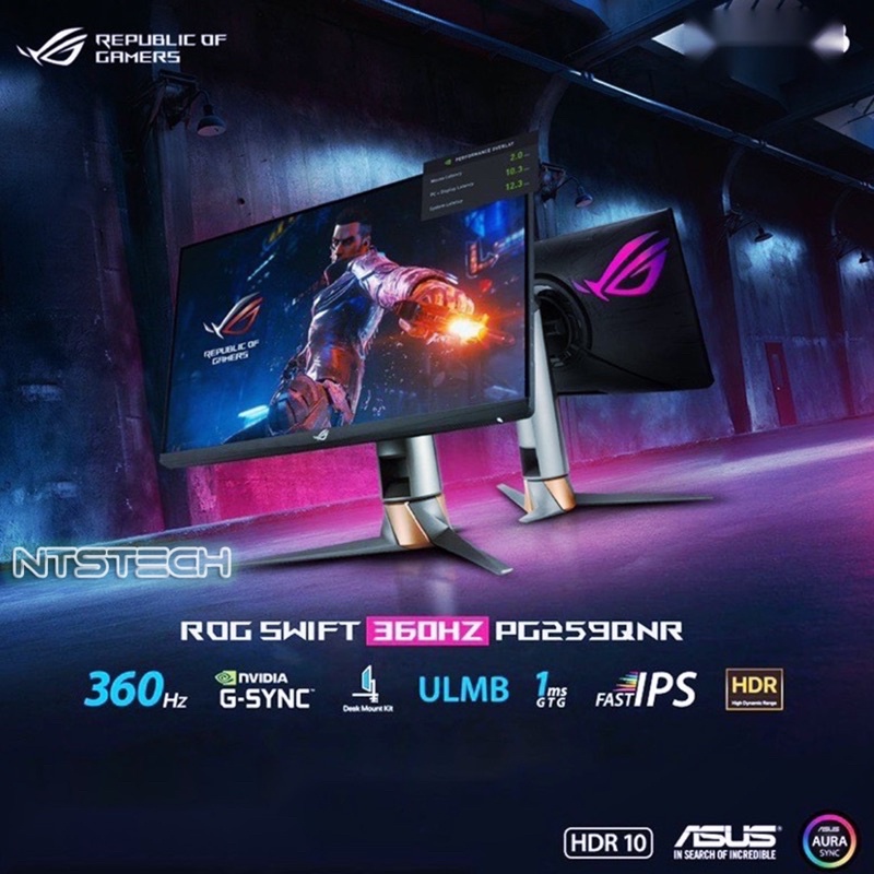 ASUS ROG Swift 360HZ PG259QNR eSports NVIDIA® G- SYNC® สินค้าลอตใหม่ ...