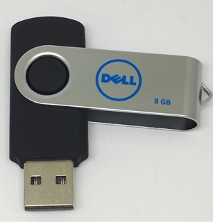 Flash Drive Dell 8G USB แฟลชไดรฟ์แบบพับได้ ความจุ 8GB น้ำหนักเบารองรับ ...