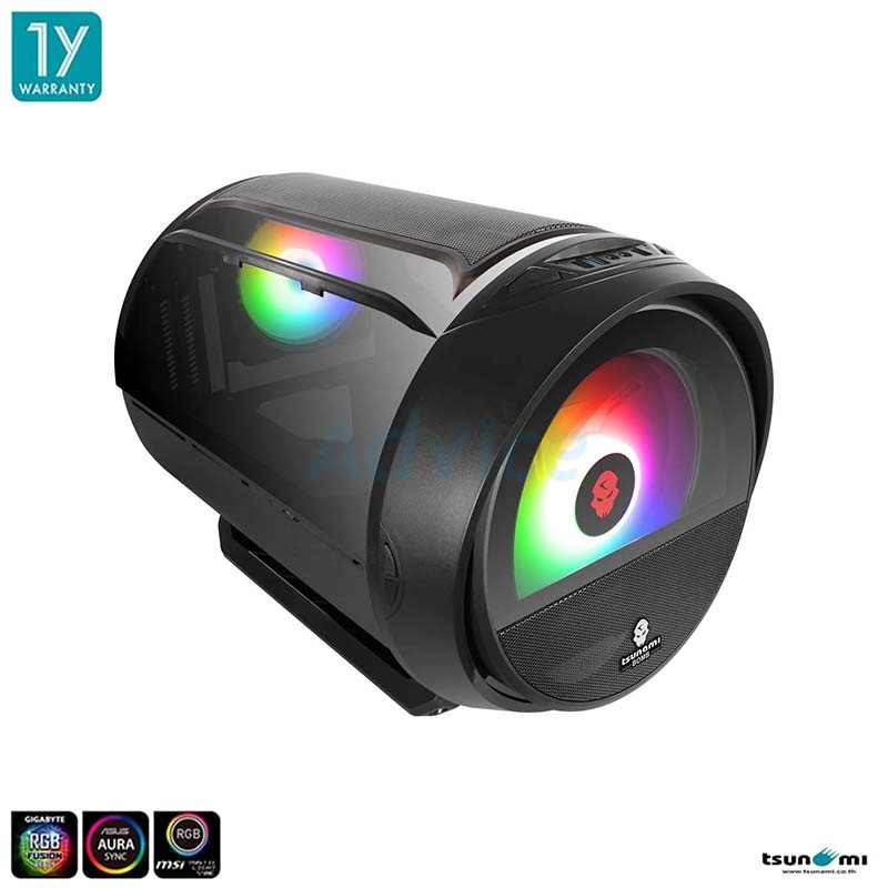 TSUNAMI PROTECTOR BOMB-K ABLAZE RGB Computer Case (mATX) สินค้าใหม่ ...