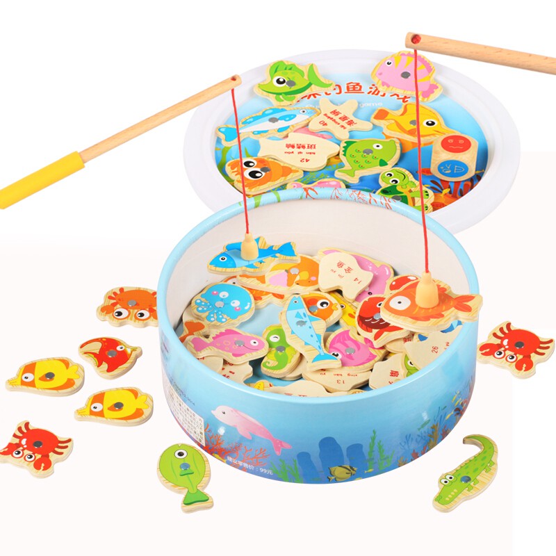 Fishing Toys Magnetic1-2-3Year-Old Baby Boy Girl Boy Educational ...
