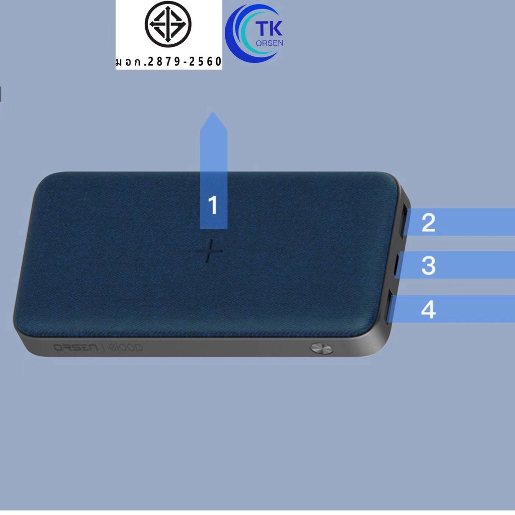 Eloop EW40 แบตสำรองชาร์จเร็วไร้สาย 20000mAh Wireless Power Bank PD 18W ...