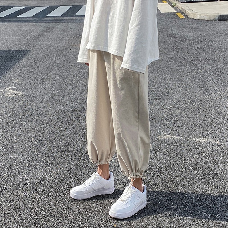 ins pants men's thin section nine-point pants trend tide brand tooling ...