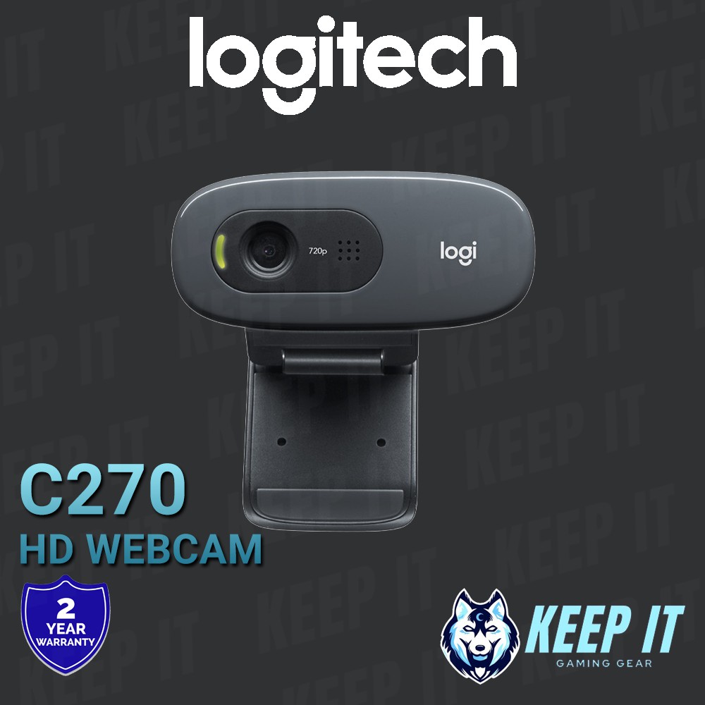 Logitech C270 HD Webcam รับประกัน 2 ปี - keep_it - ThaiPick
