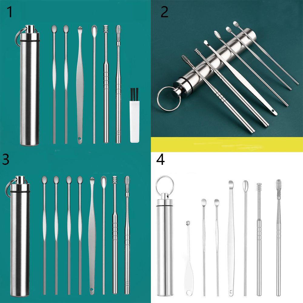 Only Durable Ear Wax Cleaning Kit Stainless Steel Removal Tool Ear Wax