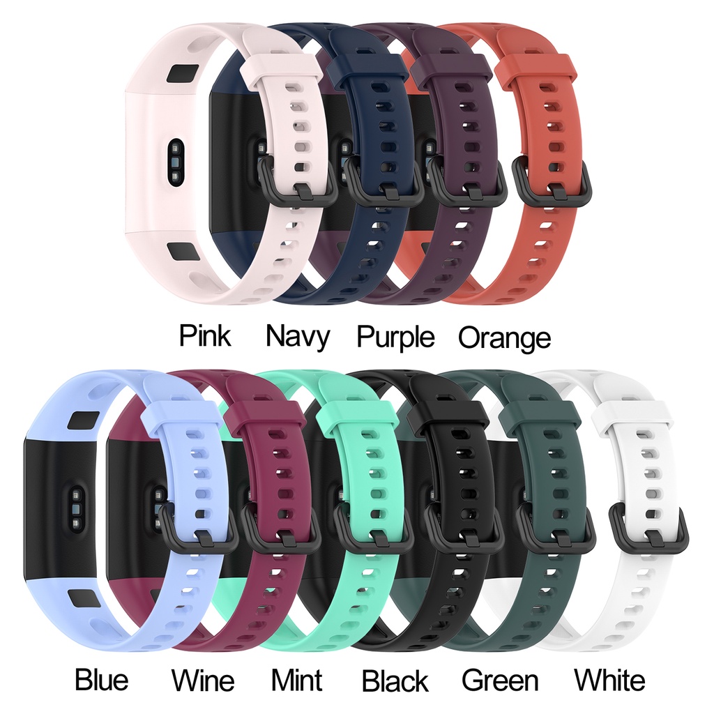 CHINK Soft Silicone Strap Replacement Watch Band Strap For HUAWEI Band ...