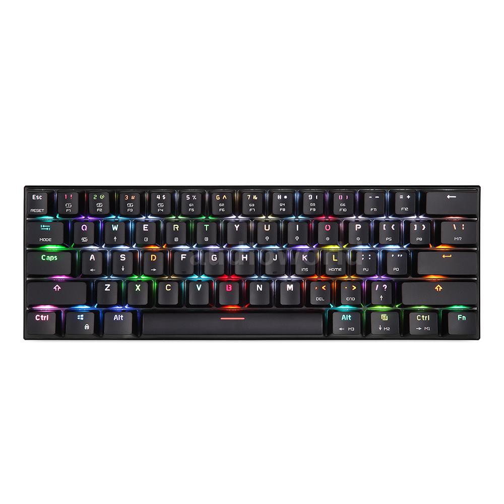 ♕CK 62 BT 3.0 Wired RGB Mechanical คีย์บอร์ดสำหรับ Tablet Laptop ...