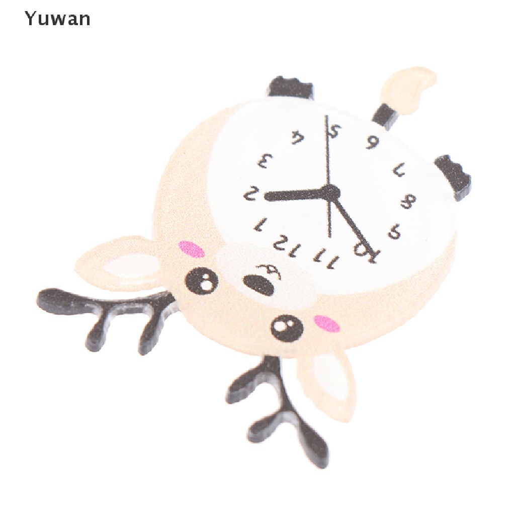 Yuwan พร้อมส่ง นาฬิกาแขวนผนัง ลายการ์ตูนจิ๋ว 1:12 อุปกรณ์เสริม สําหรับ ...