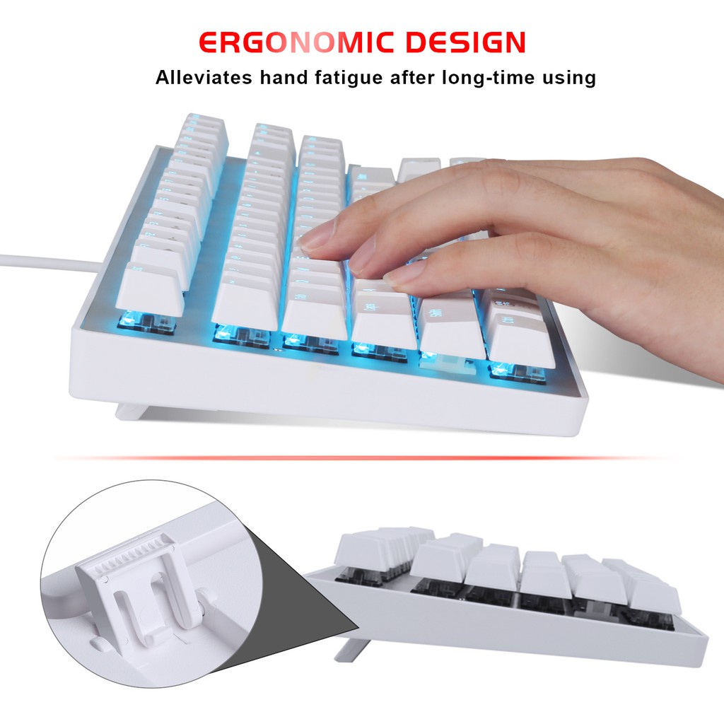 MageGee MK1 TKL Mechanical คีบอร์ด gaming keyboard red blue switch USB ...