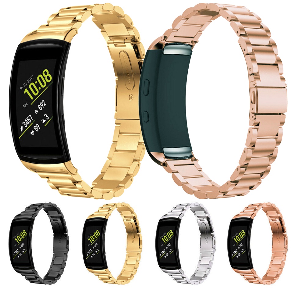 Stainless Steel Strap For Samsung Gear Fit 2 Pro Smart Bracelet Band ...