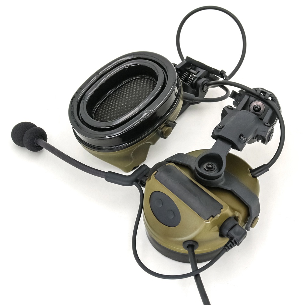 TAC-SKY COMTAC II Tactical Headset ARC Helmet Track Bracket Version ...