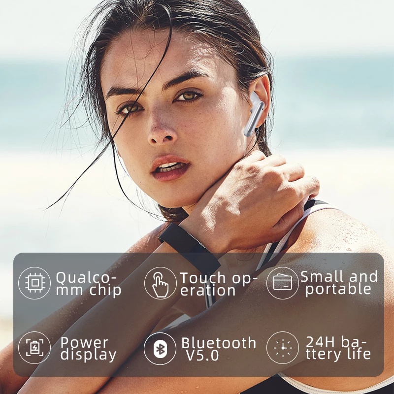 Disney Minnie D28 TWS ชุดหูฟังบลูทูธไร้สาย 5.0 ลดเสียงรบกวน - spoetry.th - ThaiPick