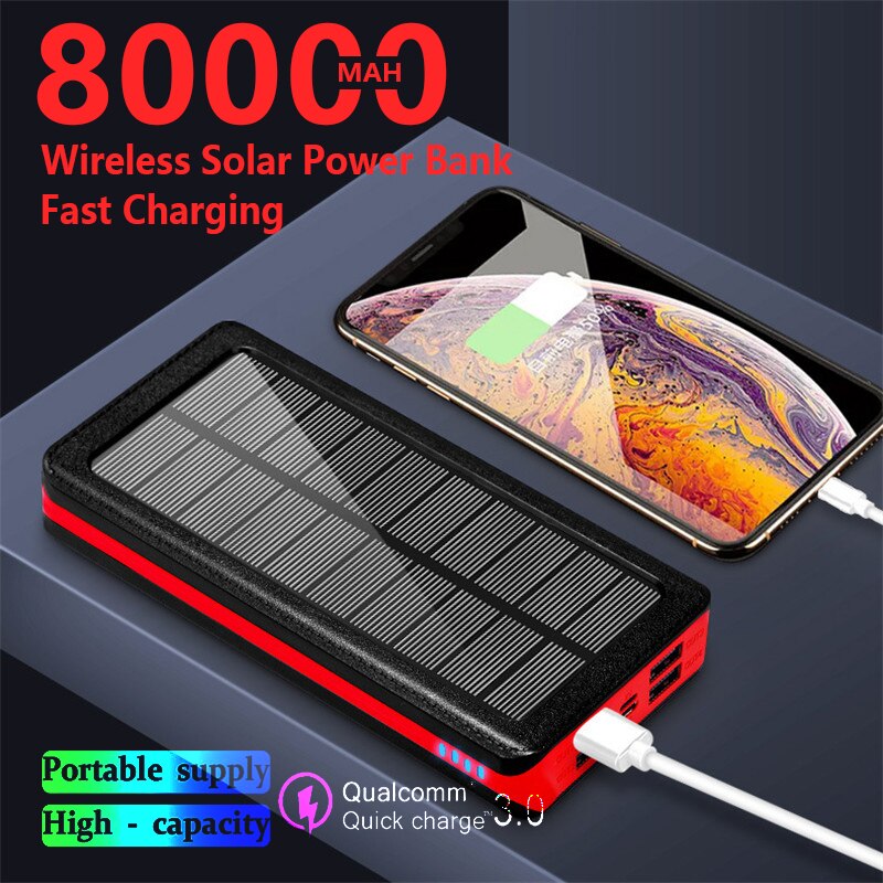 Original Power Bank 99000mAh Large Capacity External Battery Fast ...