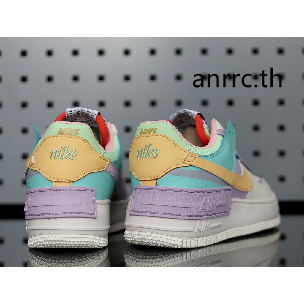 ใหม่ Nike Air Force 1 Shadow CI0919-101 "Macaroon" Macaron Candy กล่อง ...
