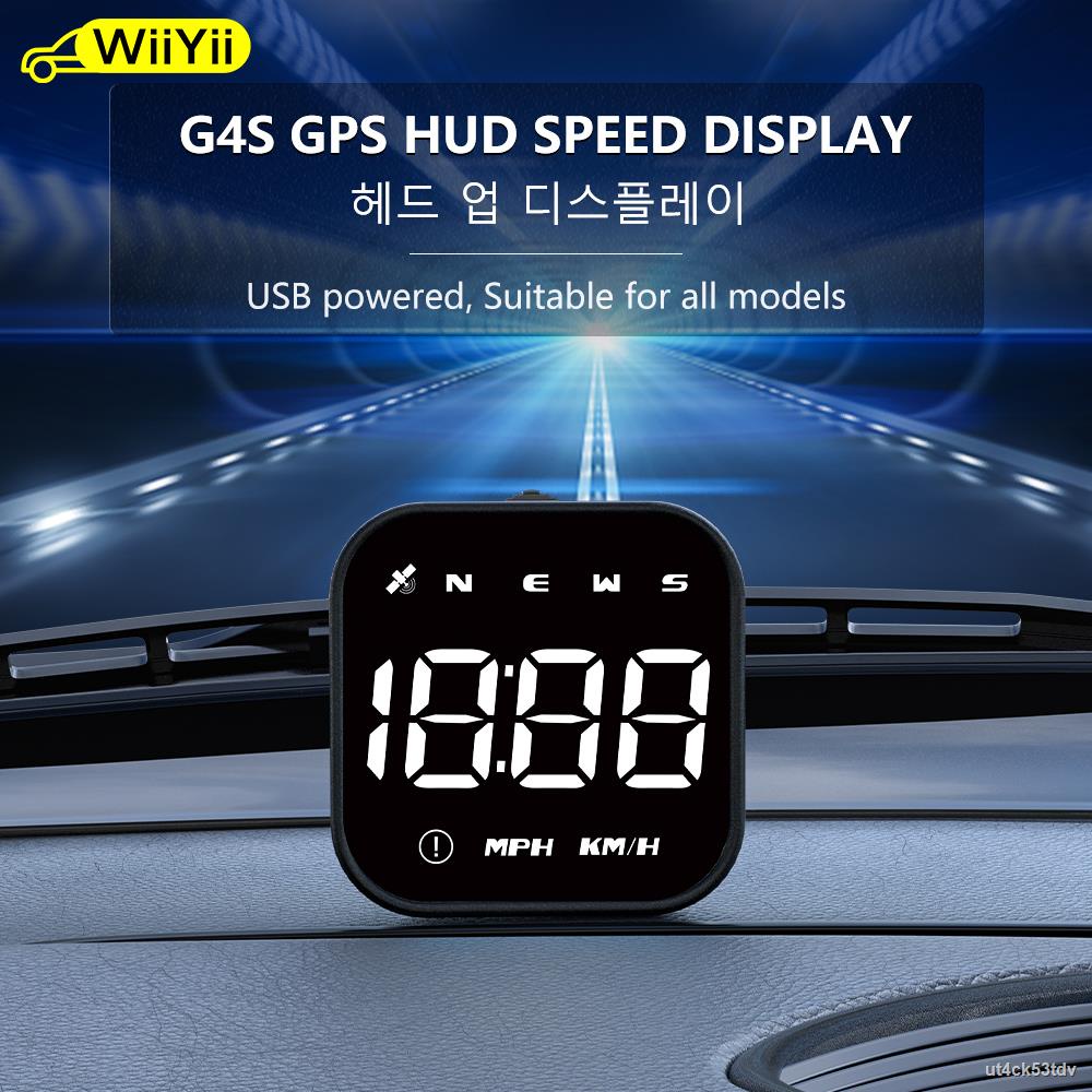 Vjoycar S100 2022 Latest Solar-powered Gps Gauge Wireless Hud Display ...