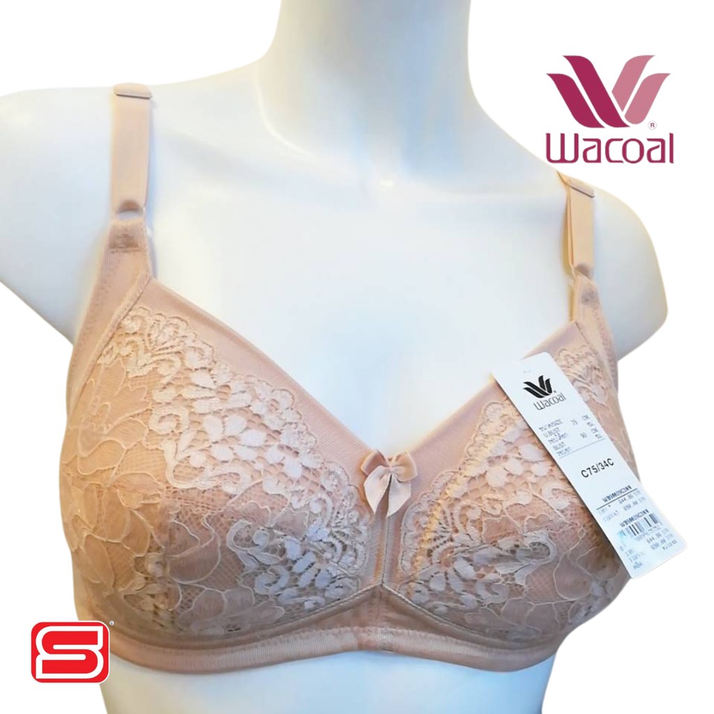 เสื้อชั้นใน Wacoal Basic Bra รุ่น WB9M09 (มี 2 สี) 3 ตะขอ - siriban_shopping - ThaiPick