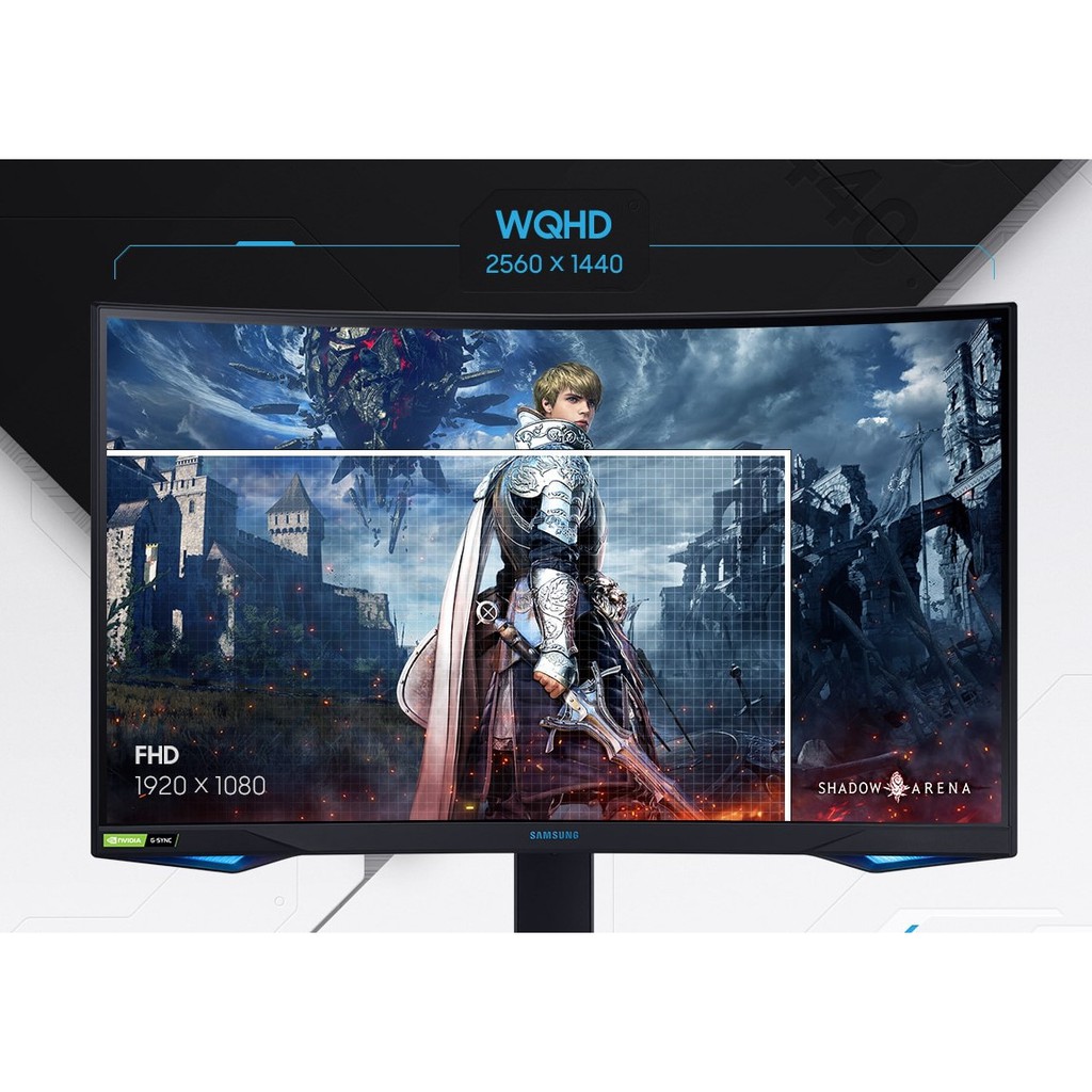 SAMSUNG Odyssey G7 27-inch - QHD 1000R Curved Gaming Monitor 240hz,1ms ...