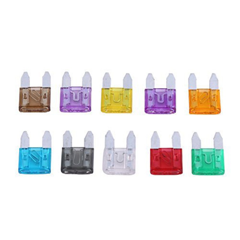 Stock100 Pcs Mini Blade Fuse 2/3/5/7.5/10/15/20/25/30/35Amp Fuse kits ...