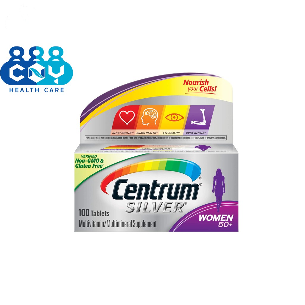 Centrum Silver Men and Women Multivitamin มัลติวิตามิน แร่ธาตุ ด้วยไลโค ...