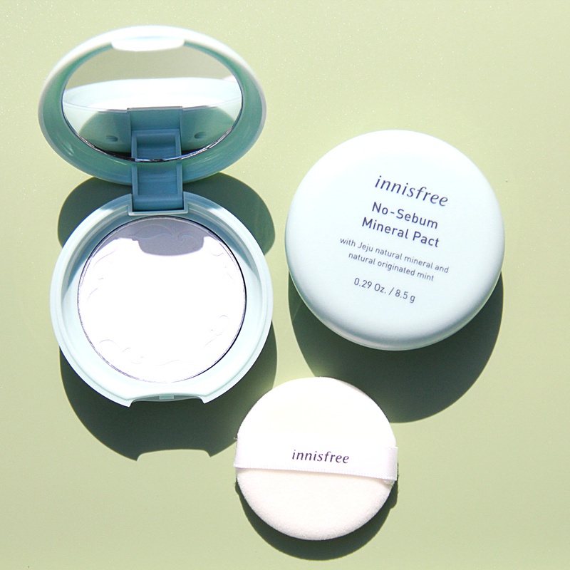 ใหม่ Innisfree No Sebum Mineral Powder แป้งอัดแข็งควบคุมความมันบนใบหน้า ...