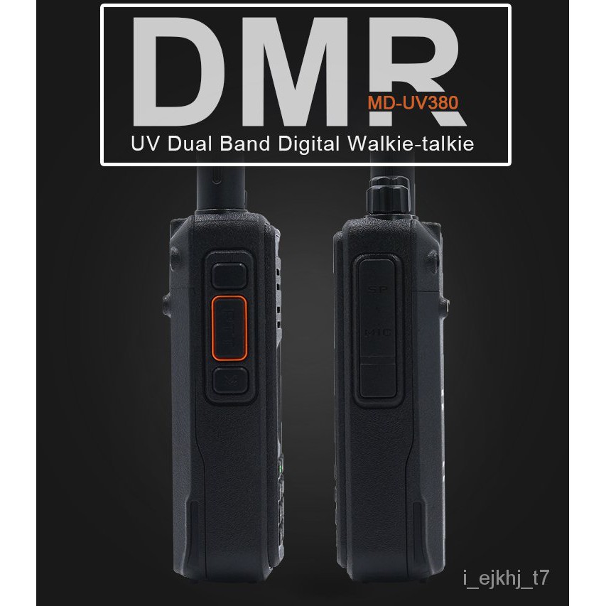 MD380 DMR Radio Comatible with Motorola Tier1/2 Dual Band UHF VHF 5W TYT DMR Digital Walkie ...
