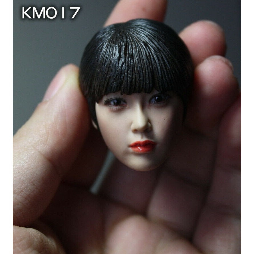 KUMIK KM017 1/6 Female Girl Head Sculpt With Pigtails Model Fit 12'' Figure Doll - nywish.th ...