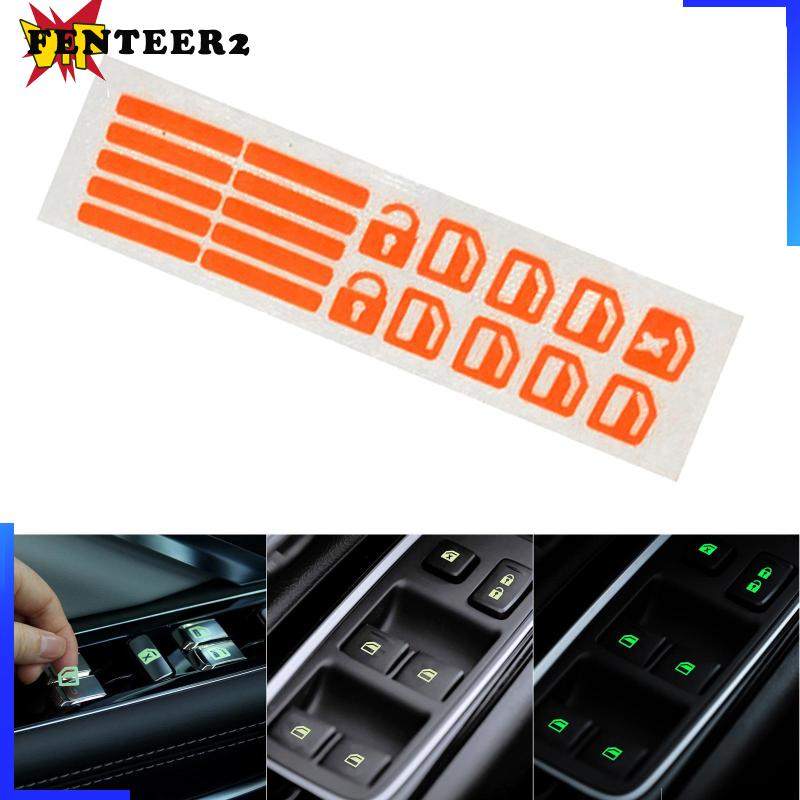 Car Switch Decal fluorescent Button Knob Switch Decals Fit for Benz ...