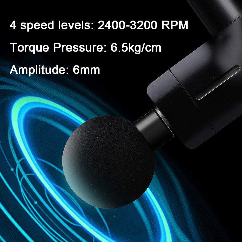 Arsimiss Portable Mini Massage Gun USB Quiet Deep Tissue Back Massager ...
