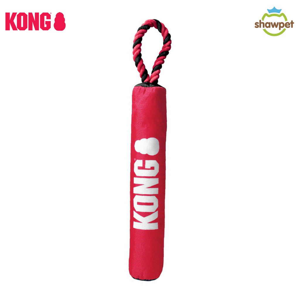 KONG ของเล่นสุนัข Signature Stick with Rope SKSR2 ไซส์ M - shawpet ...