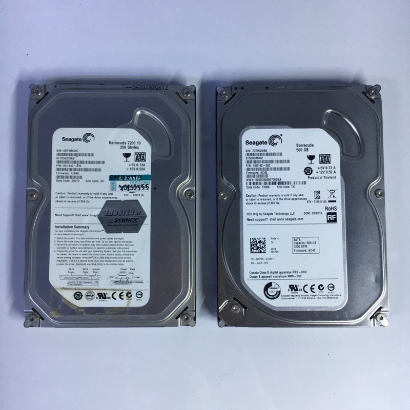 HDD 250-500GB มือสองสภาพดี Seagate (ฮาร์ดดิส) | Shopee Thailand