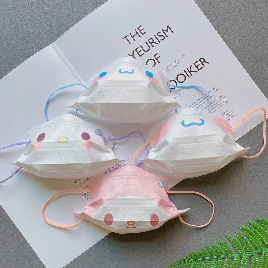 แมส VShape (10ชิ้น) แมสการ์ตูน แมสผู้ใหญ่ แมสแบบใช้แล้วทิ้ง - saidee_saisabaay - ThaiPick